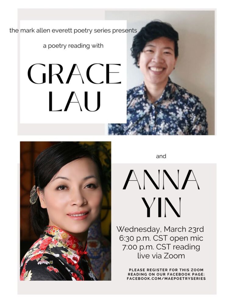 Mark Allen Everett Poetry Series: Anna Yin and Grace Lau – Sureway ...